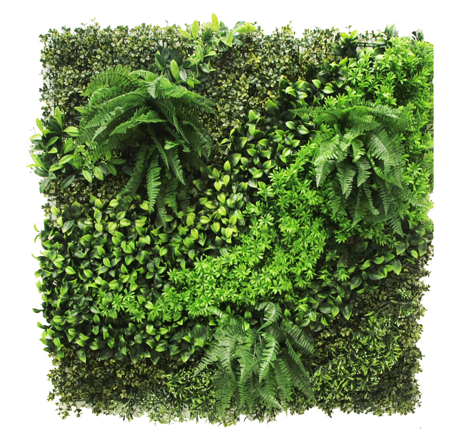 Artificial Green Lush Vertical Garden Mat 1mx1m UV Stabilised